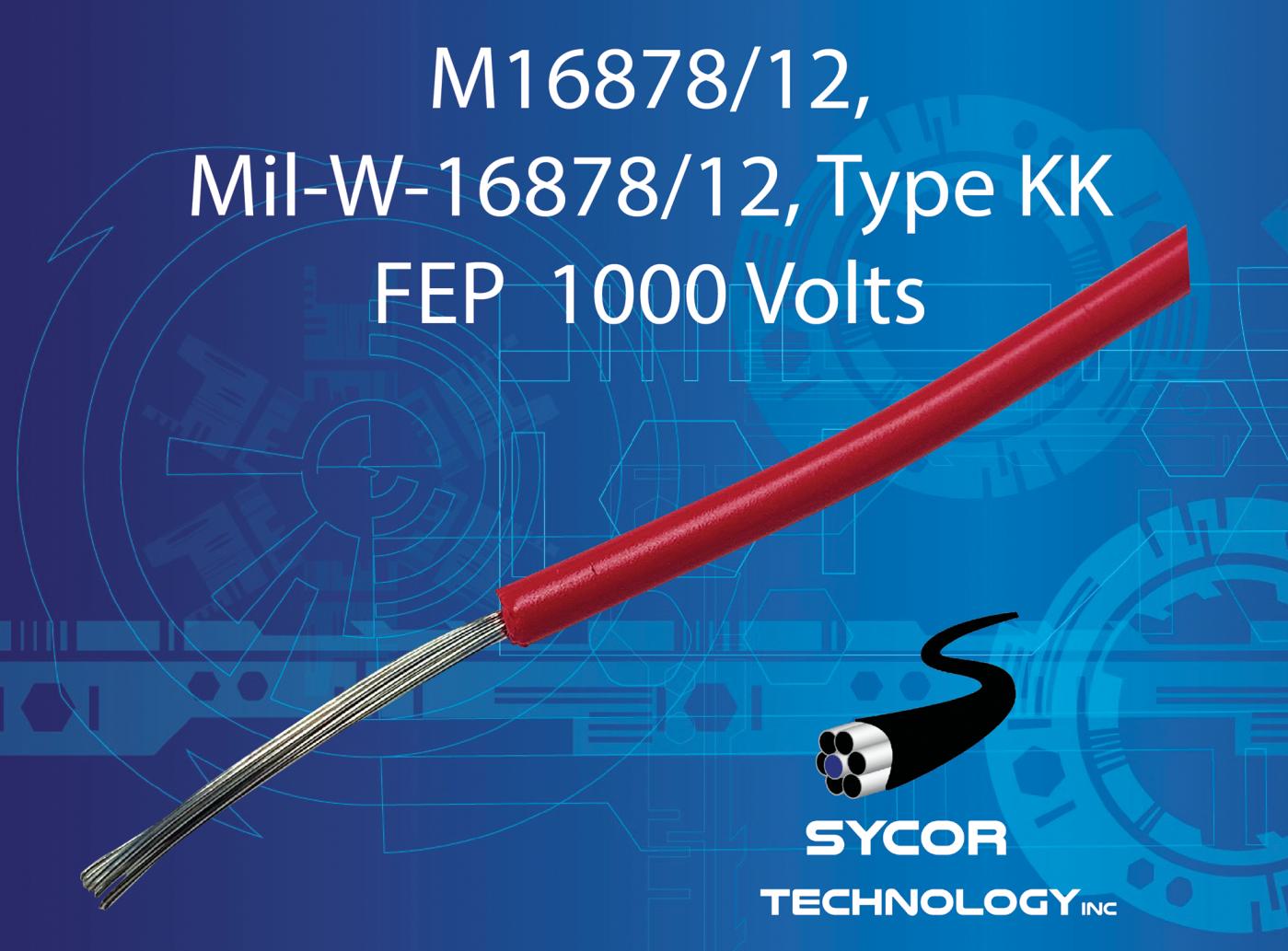 Mil-W-16878/12 (M16878/12) | Type KK Wire | Sycor